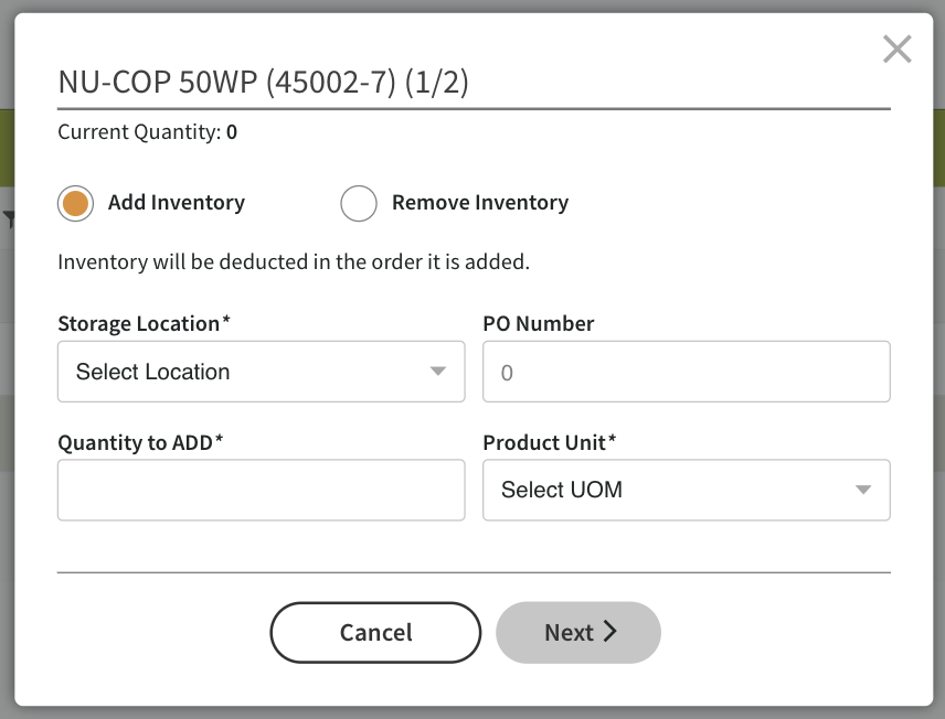 Using Manual Adjustments to Add Inventory to Storage Locations ...
