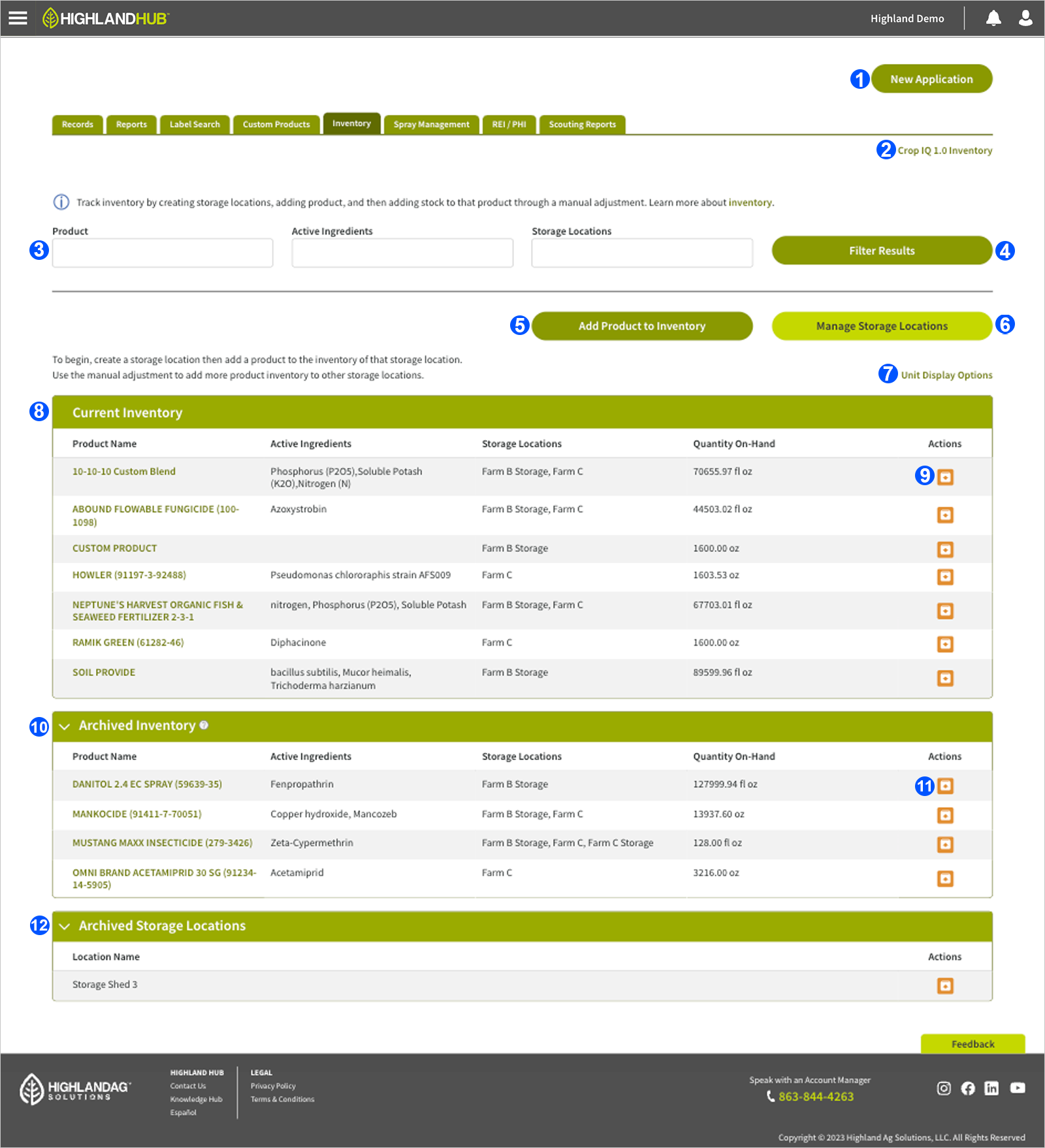 Overview of Inventory – Highland Knowledge Hub